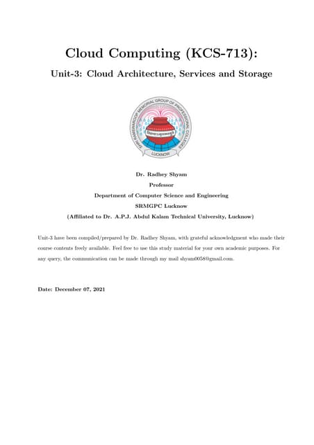 NIST Cloud Computing Reference Architecture | PPT