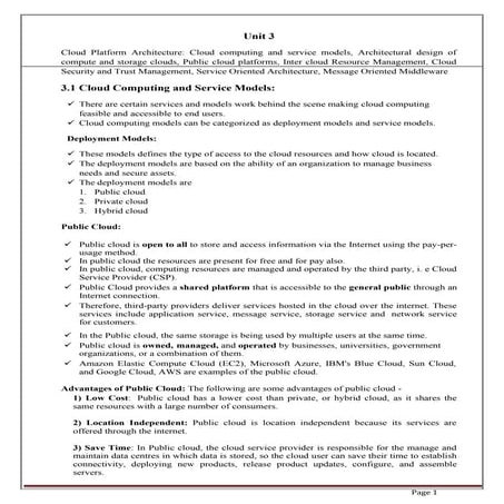 cc_unit3_SMCE.pdf Cloud Computing Unit-3 | PDF
