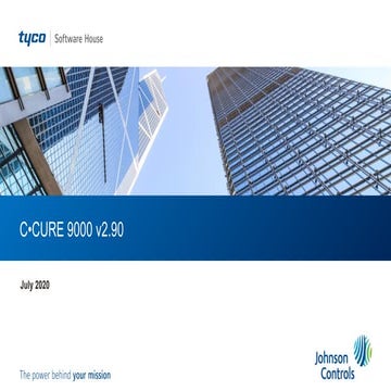 Ccure 9000 Monitoring Station User's Manual | PDF