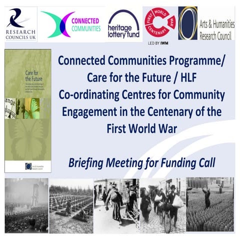 Connected Communities Programme/ Care for the Future/ HLF Co-ordinating ...