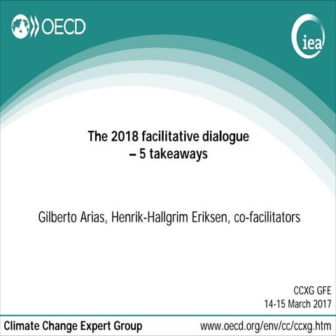 Synergies in monitoring the SDGs, Sendai Framework and Paris Agreement ...