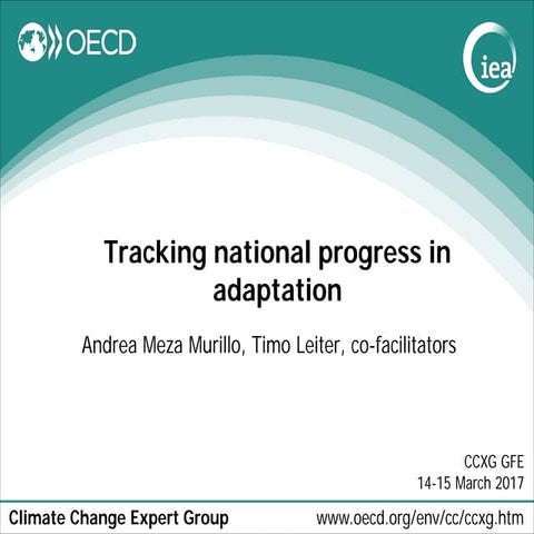 Synergies in monitoring the SDGs, Sendai Framework and Paris Agreement ...