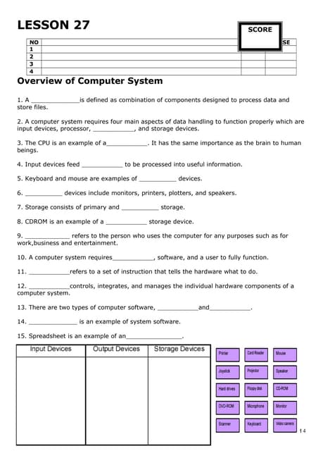 Computer Worksheet Class 8 with answers | DOCX | Internet | Computing