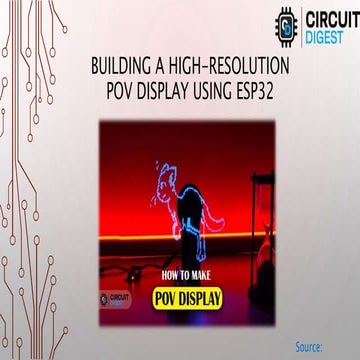 Build a POV display that goes beyond simple texts and shapes. | PPTX