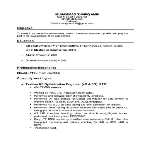 MUHAMMAD SHARIQ AMIN-CV | DOCX