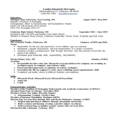Final Resume- Stanton, Karlie | PDF