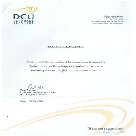 ACA Registered | PDF