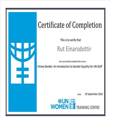 I_Know_Gender_-_Certificate_-_PRINT | PDF