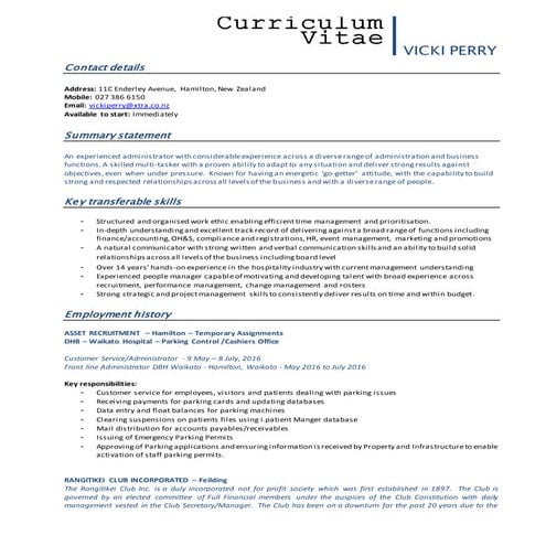 Vicki Perry 16 | PDF