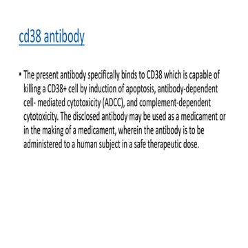 Cd38 antibody | PDF