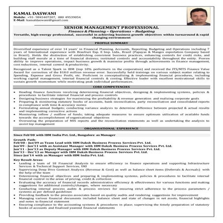 Kamal Daswani CV | DOCX