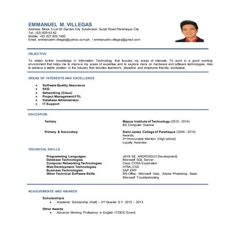 Resume_Villegas_Emmanuel_M. | PDF