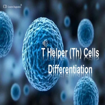 Cd4 t cell_differentiation | PPTX