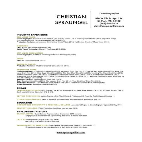 Richard Sanchez Resume 10-2015 | PDF