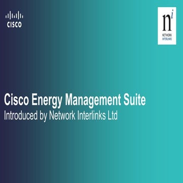 Cisco Energy Management - Short | PPTX