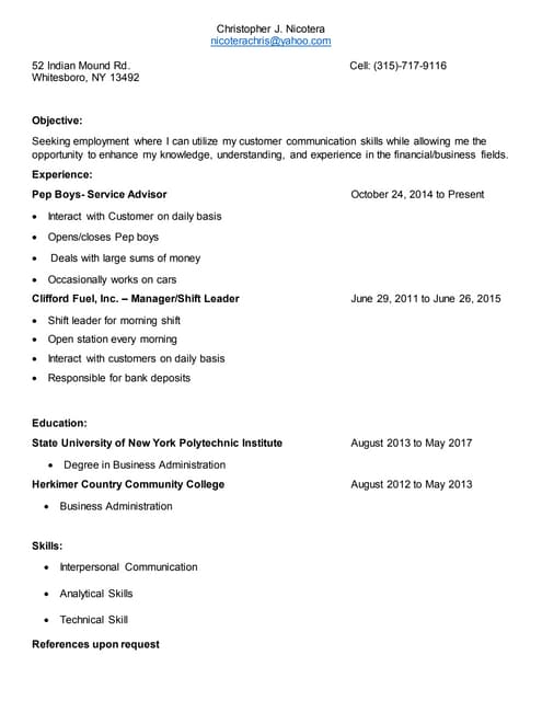 Daisy's Resume | PDF