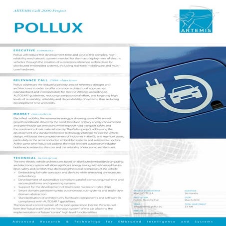 POLLUX develops EV platform | PDF