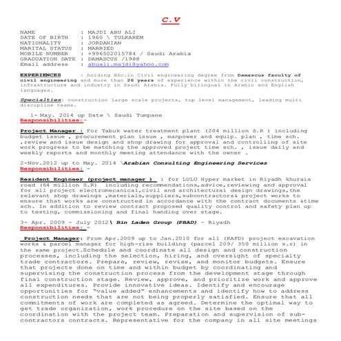 majdi C.V | DOCX
