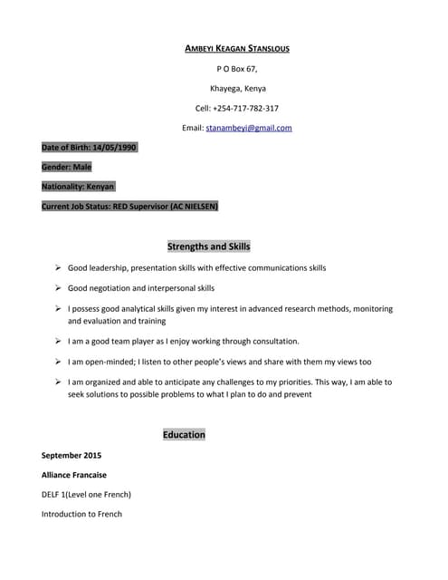 CURRICULUM VITAE | PDF