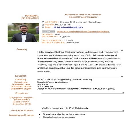 muahammad ibrahim - resume | PDF