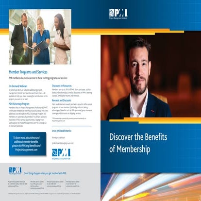 PMI Kazakhstan Chapter benefits | PPT