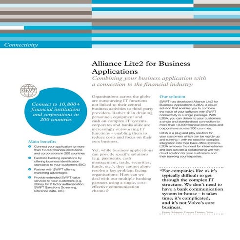 swift_connectivity_factsheet_l2ba | PDF