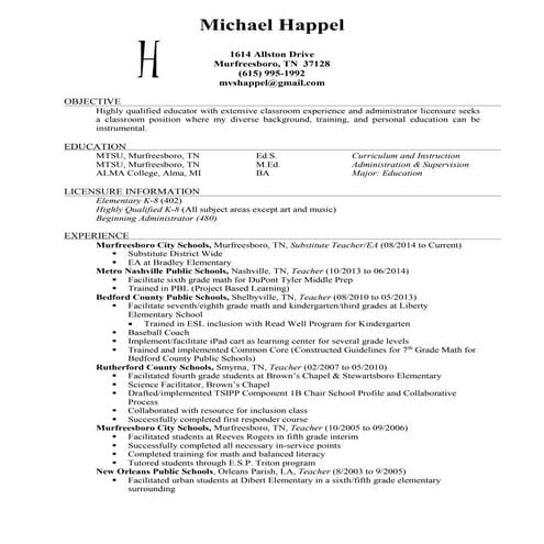 resume revised | DOC