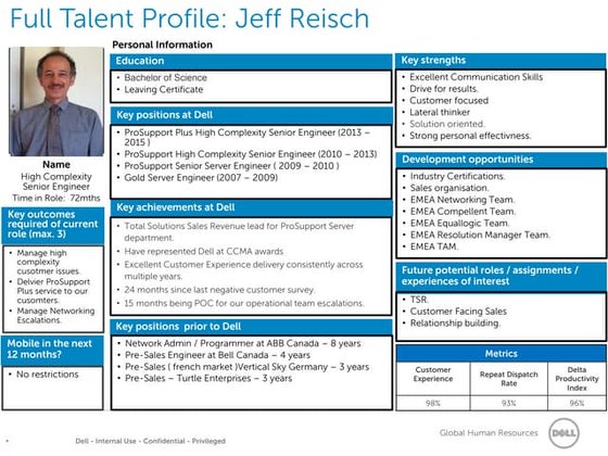 Individual Talent Profile Template | PDF | Business | Business and Finance