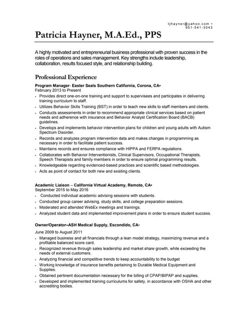 Rochelle King Resume | PDF