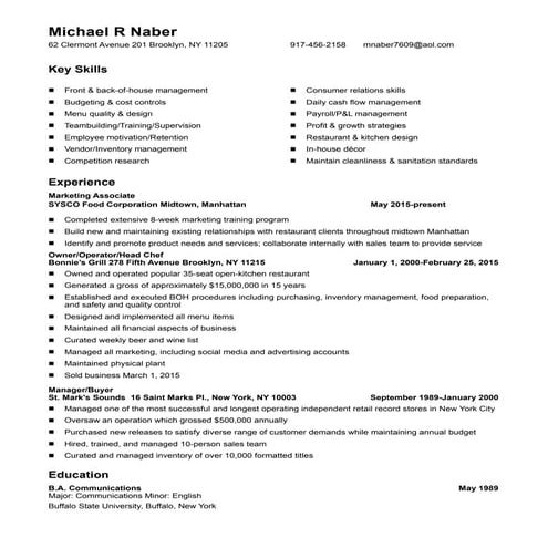 Michael R Naber | PDF | Bars & Restaurants | Attractions