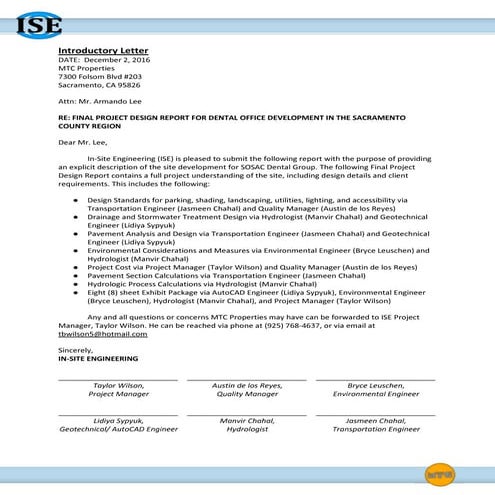 Project Design Report | PDF