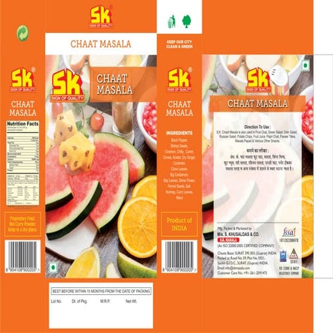 chaat masala box | PPT