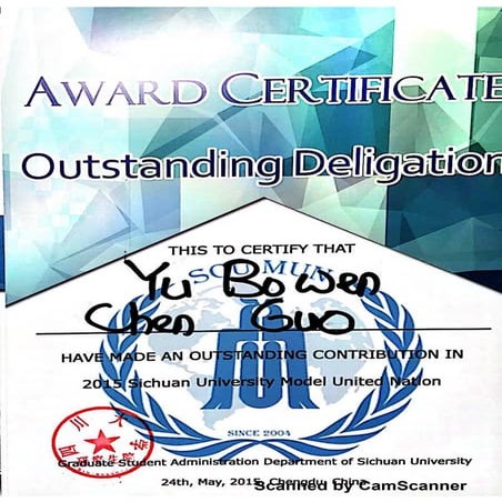 Model United Nation | PDF