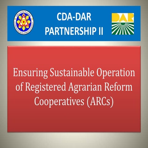 Cda DAR Partnership ii | PPT