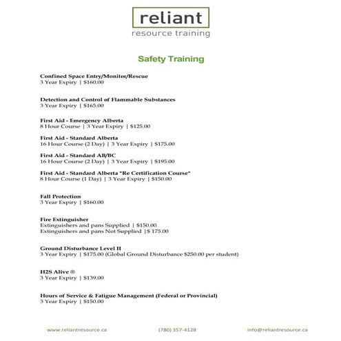 Services and Rates | PDF