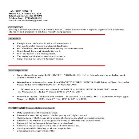 Anoop NEW CV- commi -I | DOC