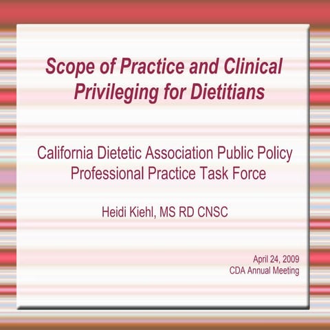 Clinical Privileging and Scope of Practice | PPT