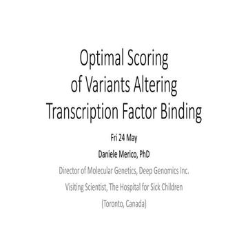 CDAC 2018 Merico optimal scoring | PPT