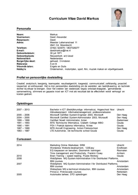 Curriculum vitae r.f. berkhof | PDF