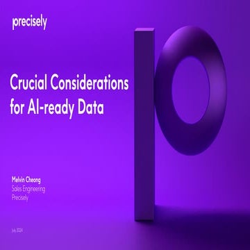 Crucial Considerations for AI-ready Data | PDF