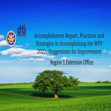 2021 Accomplishment Report Pptx