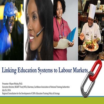 Linking Education Systems to Labour Markets | PPT