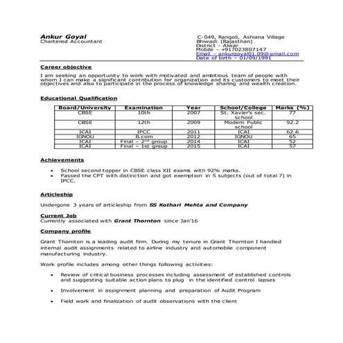 Updated resume | PDF