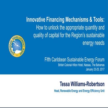Innovative Financing Mechanisms and Tools | PDF