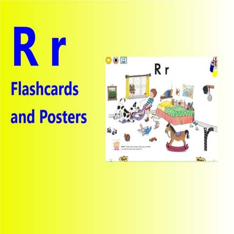 Flashcards and posters R r | PPT