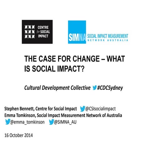 Social Impact Measurement Framework | PDF