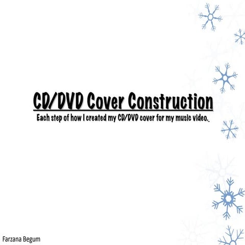 How i created my dvd cover using photoshop | PPTX