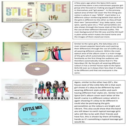 Cd cover analysis | DOCX