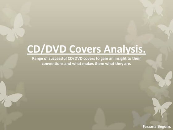 Media dvd cover analysis | PPTX | Desktop Publishing | Computer ...