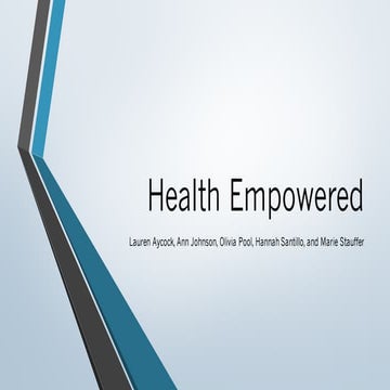 Health Empowered Presentation | PPT
